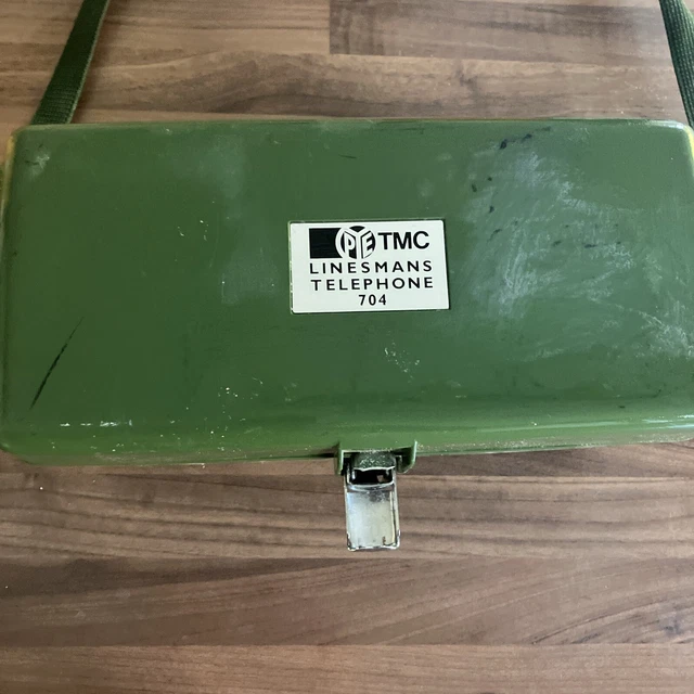VINTAGE GPO BT Post Office Linesman’s Field Telephone 704B Working £23. ...