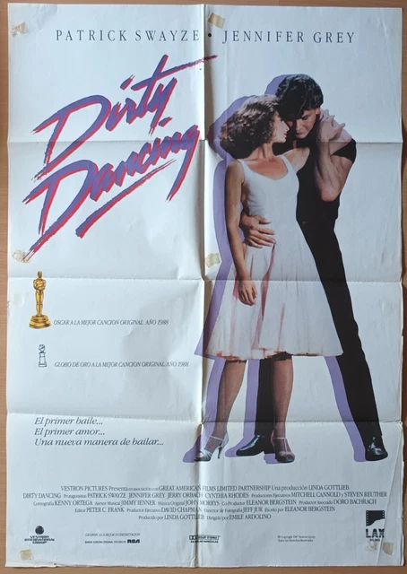 DIRTY DANCING ORIGINAL Spanish 1987 POSTER Patrick Swayze & Jennifer Grey art EUR 39,76 ...