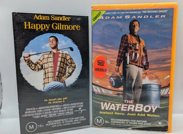 VHS 2 X Adam Sandler Movies Waterboy Happy Gilmore Comedy EUR 16,10 ...