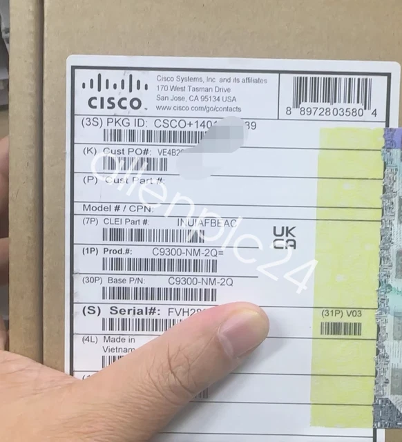 C9300-NM-2Q C9300 SERIES Switch Optical Port Expansion Module New ...