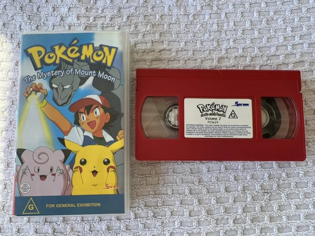 POKEMON VOLUME 2 The Mystery Of Mount Moon Vhs Video Tape Pokémon Tv ...