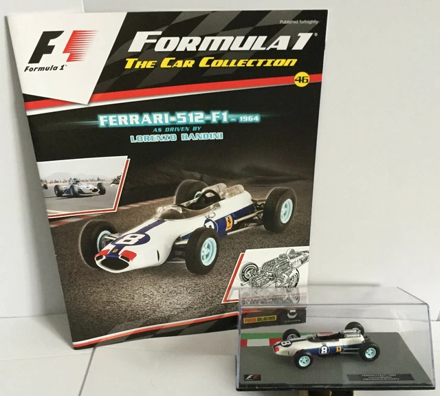 PANINI F1 CAR collection Ferrari 512 F1 Lorenzo Bandini No 46 1:43 with ...