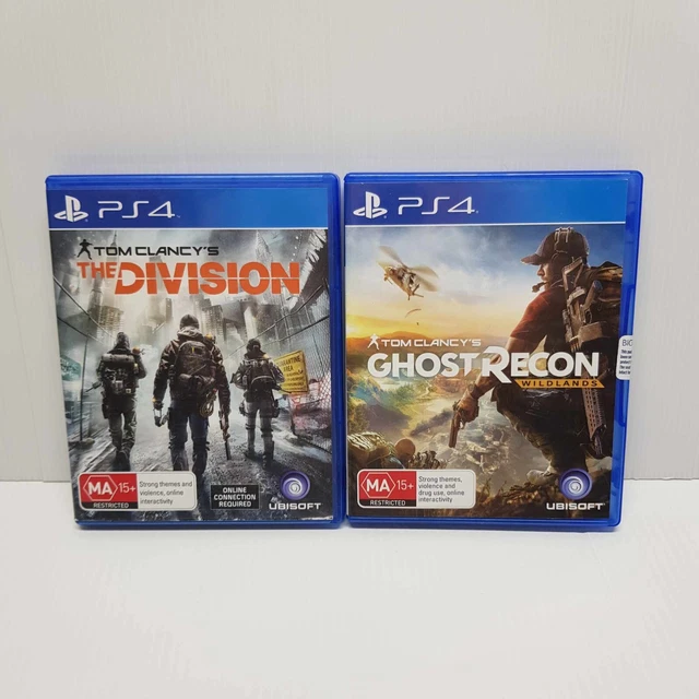 TOM CLANCY'S THE Division + Ghost Recon Wildlands Ps4 Games x2 Sony ...