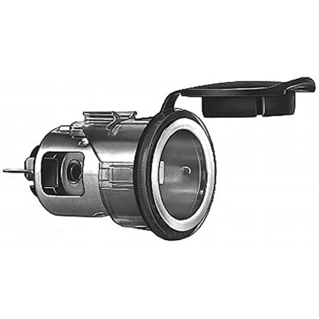 HELLA SOCKET 12V 2-pin connector Fitting Plug: Blade Terminal 8JB 008 ...