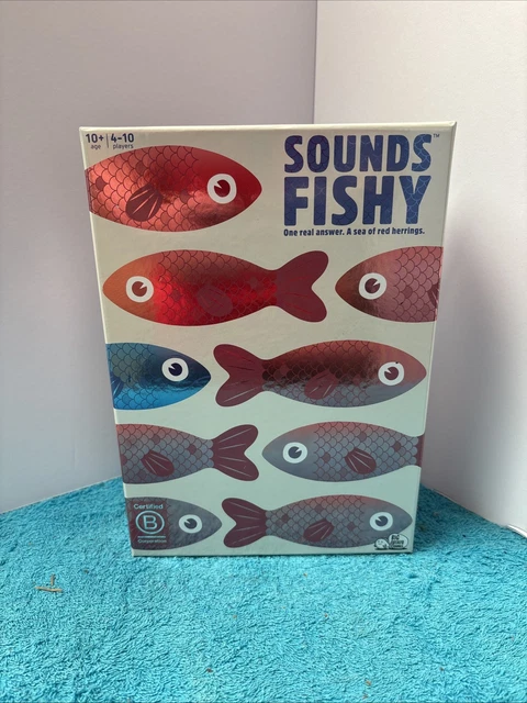 SOUNDS FISHY FAST-THINKING Family Board Game for Kids 10 Plus and ...