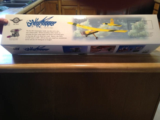 ACE SIMPLE SERIES Grasshopper RC Airplane Kit £134.28 - PicClick UK