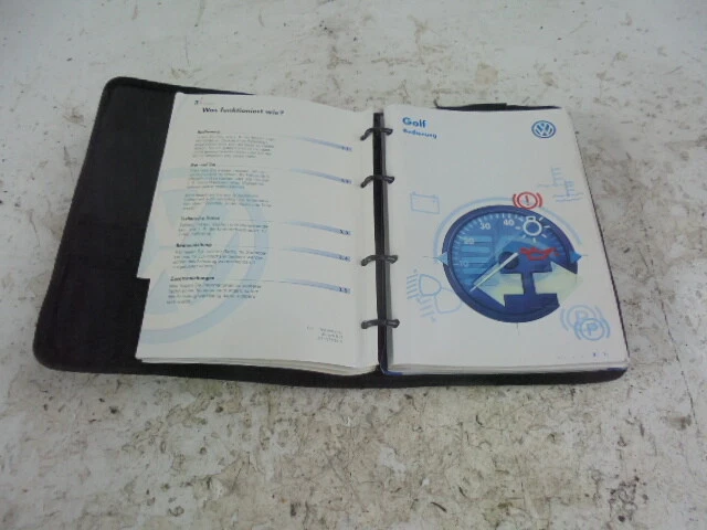 ORIGINAL VW GOLF 4 logbook operating instructions operating ...