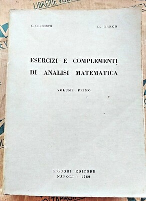 ESERCIZI E COMPLEMENTI Di Analisi Matematica Vol.1 - C.ciliberto ...