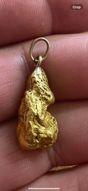 WESTERN AUSTRALIAN HIGH purity gold nugget pendant 18 grams $1,800.00 ...