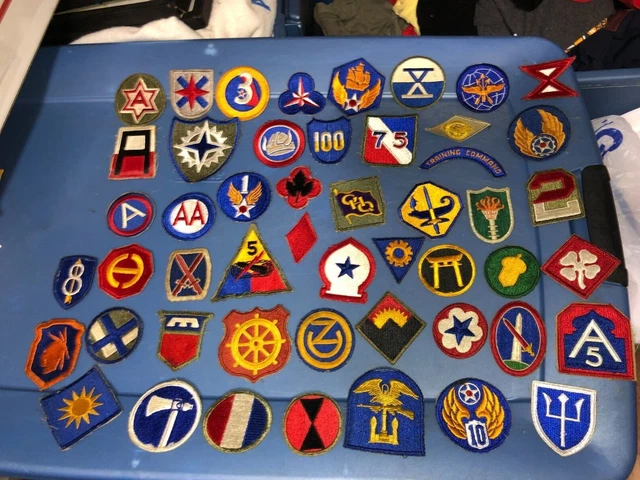 50 VERSCHIEDENE WORLD War II US Army Infantry Armored AAF Corps Unit ...