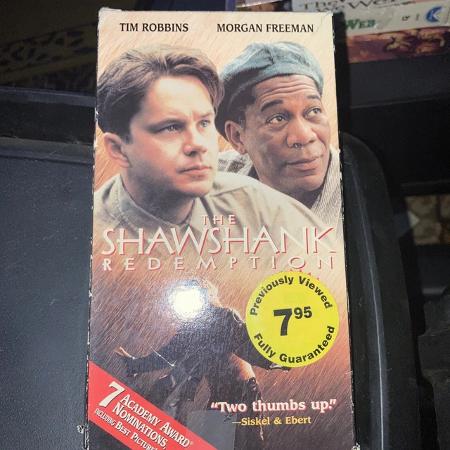 THE SHAWSHANK Redemption VHS VCR Video Tape Used Movie Morgan Freeman ...