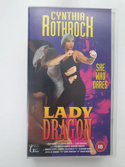 LADY DRAGON - Cynthia Rothrock - VHS Video £15.00 - PicClick UK