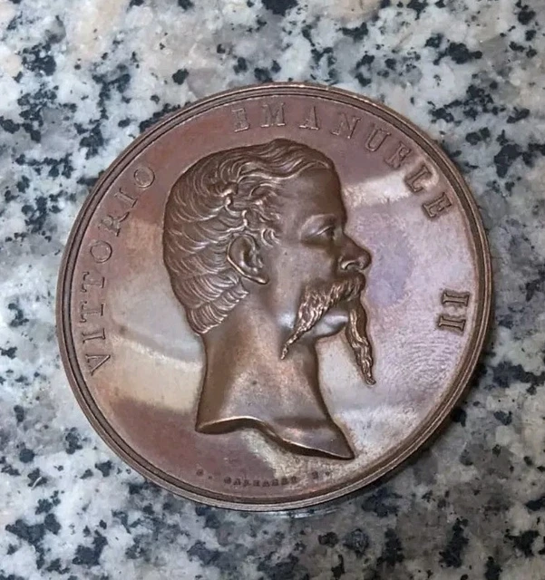 MEDAGLIA ESPOSIZIONE PRODOTTI Industria Nazionale Torino 1950 Bronzo ...