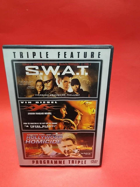 SWAT/XXX/HOLLYWOOD HOMICIDE (DVD,3-DISC Set) Bilingual * BILINGUE LIKE ...