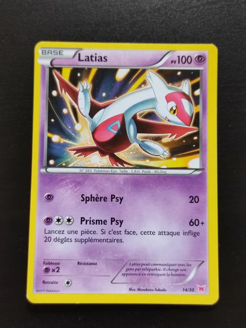 POKEMON CARD - LATIAS - 14/30 - Played - XY TRAINER KIT Vfrançaise EUR ...