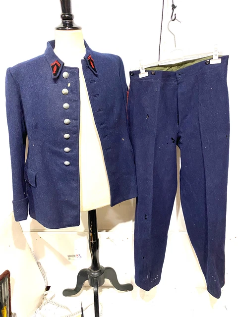 ANCIEN UNIFORME DE Pompier Militaire pantalon martingale ww2 EUR 54,00 ...