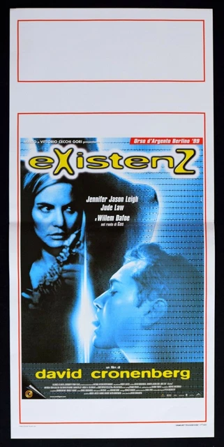 AFFICHE EXISTENZ DAVID Cronenberg Jason Leigh Jude Law Dafoe B15 EUR 33,40 - PicClick FR