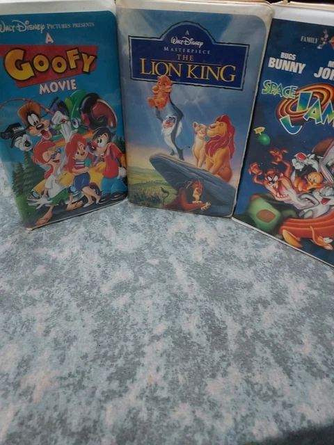 VHS TAPES BUNDLE. Lion King, Space Jam,Goofy Movie. £18.86 - PicClick UK