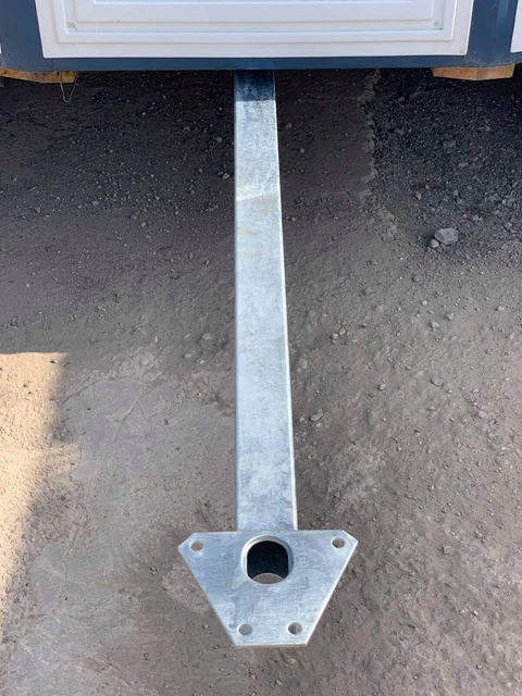 DRAW BAR FOR STATIC CARAVAN TOWING BAR GALVANISED CHASSIS STATIC 60 x ...