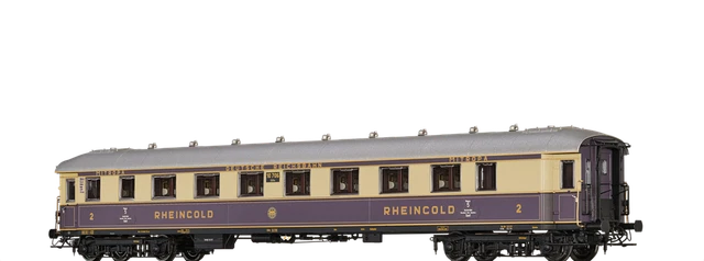 BRAWA H0 46433 - Rheingold Schnellzugwagen SB4ü der DRG, AC EXTRA ...