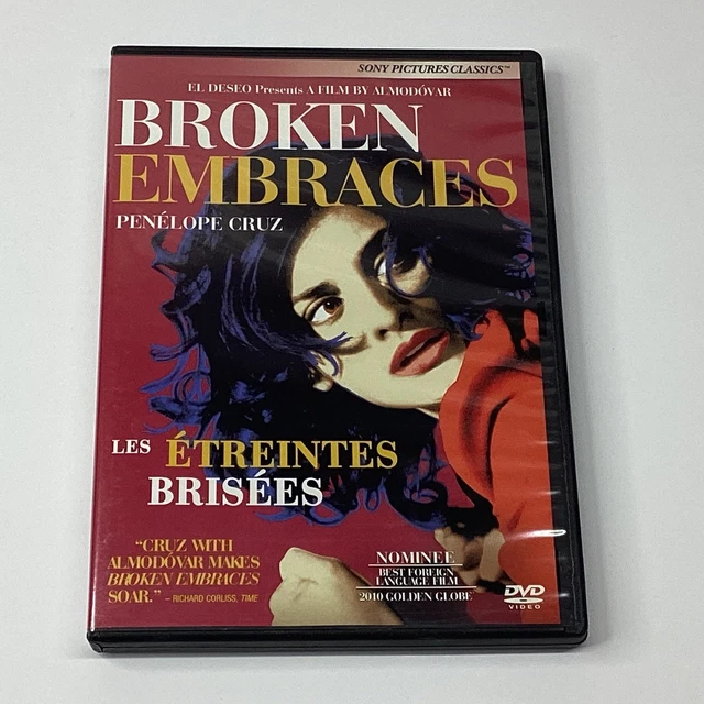 BROKEN EMBRACES DVD 2009 Pedro Almodóvar Penélope Cruz Special Features ...
