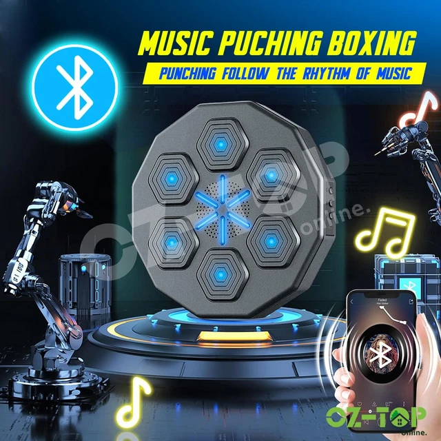 SMART PUNCHING BOXING Pad Electronic Music Machine Wall Target Home ...
