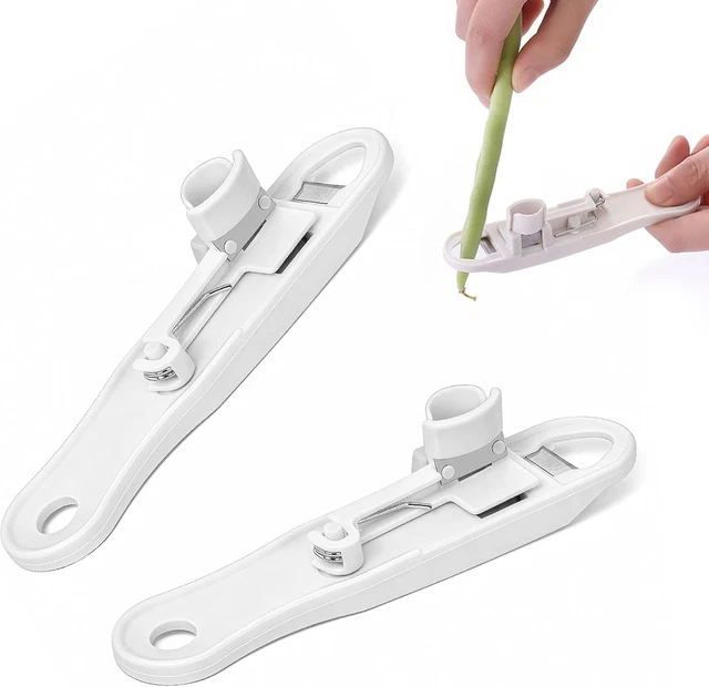 2PCS RUNNER BEAN Slicers, Multi-Functional Runner Bean Slicer and ...