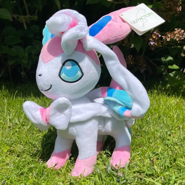 Fakie PokÉmon Sylveon Eevee Eeveelutions Soft Plush Toy Doll Figure Card Game £1999 Picclick Uk