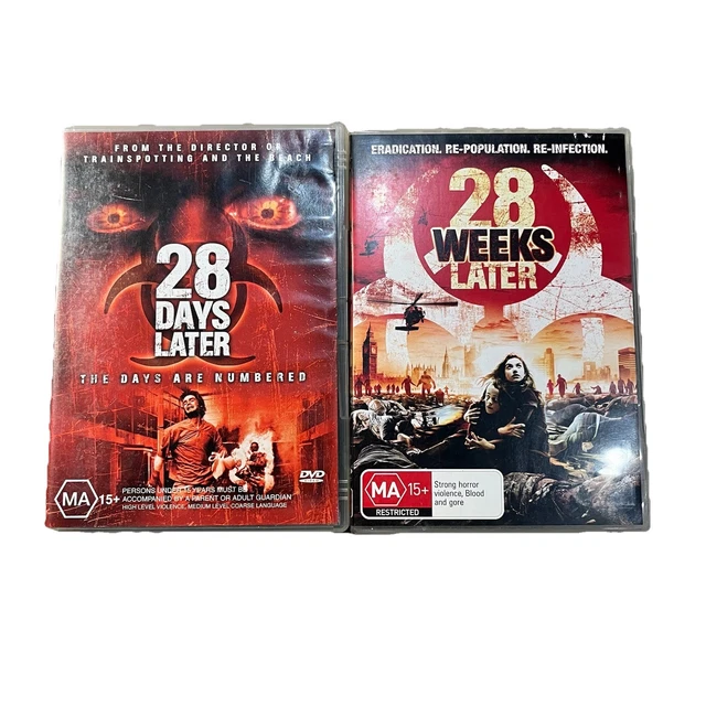 29 DAYS LATER And 28 Weeks Later DVD R4 $17.06 - PicClick AU
