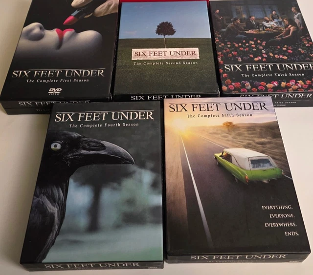 SIX FEET UNDER • Seasons 1-5 Complete Series DVD Box Sets HBO TV Show ...