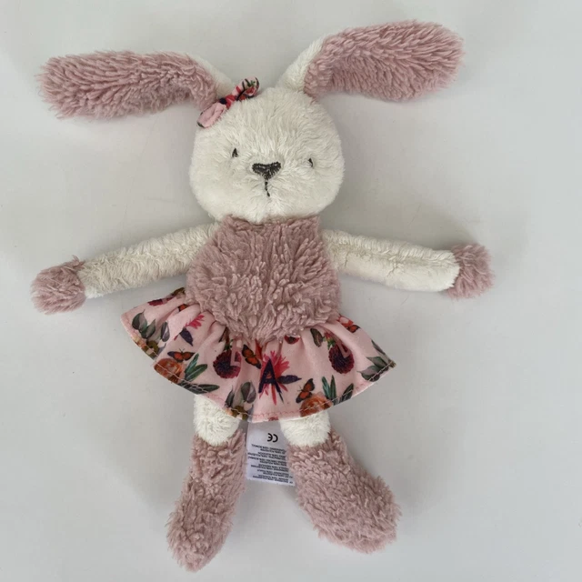 TED BAKER BUNNY Rabbit Soft Toy Cream Pink Floral Skirt Bunny Rabbit £ ...