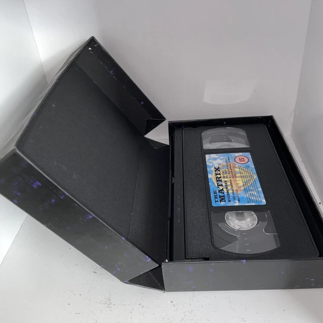 THE MATRIX (VHS, 1999) Rare Cardboard Case, Keanu Reeves. collectors ...