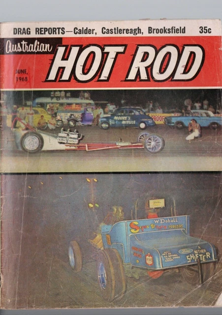 MOTOR MAGAZINE ,AUSTRALIAN Hot Rod , June 1968 $19.50 - PicClick AU