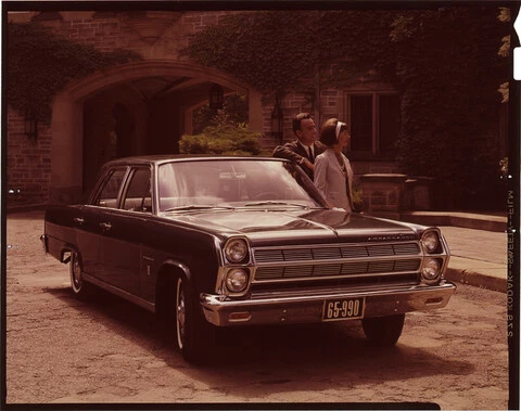 1965 AMC RAMBLER Ambassador Automobile Old Car Advertising Photo 1 $9. ...
