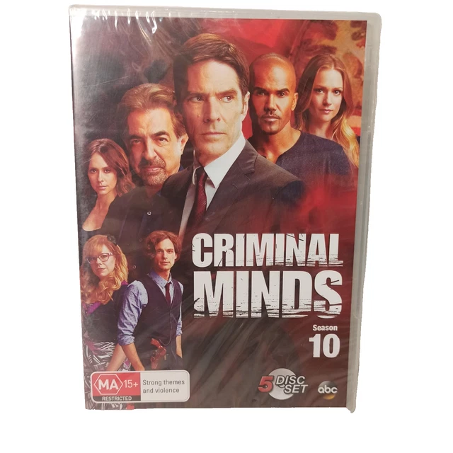 CRIMINAL MINDS SEASON 10 DVD Drama Crime Investigation Region 4 Brand ...