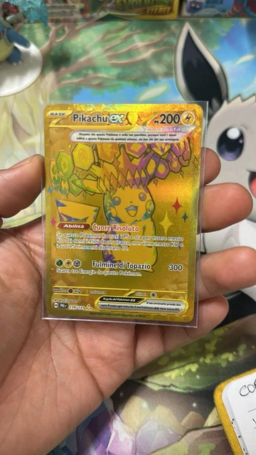 EVOLUZIONI PRISMATICHE - Pikachu ex - Gold - 179/131 EUR 305,00 ...
