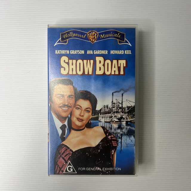 SHOW BOAT VHS Movie 1951 Colour Rated G Good Condition Free Post ...