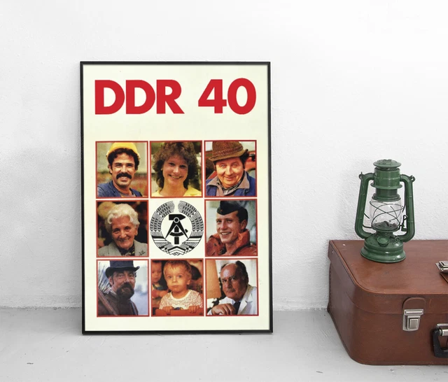 POSTER & DAS sind wir" 40 Jahre DDR Jubiläum zur Staatsgründung ...