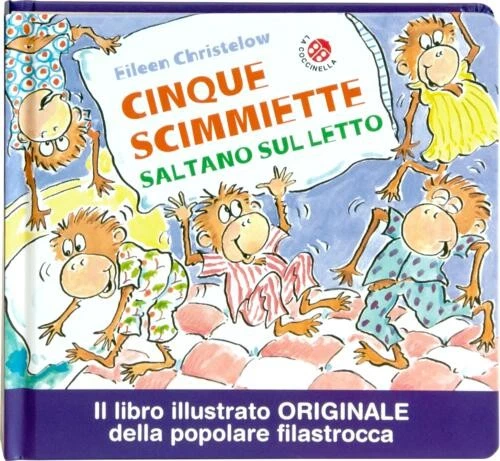 CINQUE SCIMMIETTE SALTANO Sul Letto La Coccinella 2026 EUR 12,90 ...