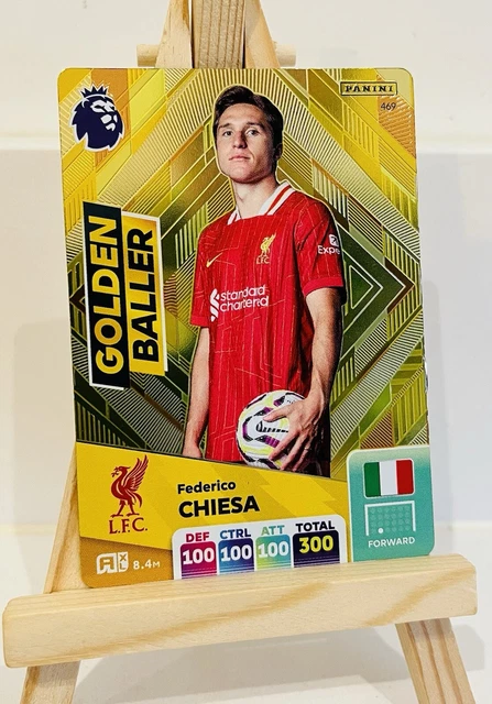PANINI ADRENALYN XL 2024/25 2025 Federico Chiesa Liverpool Golden Baller Card £6.96 - PicClick UK