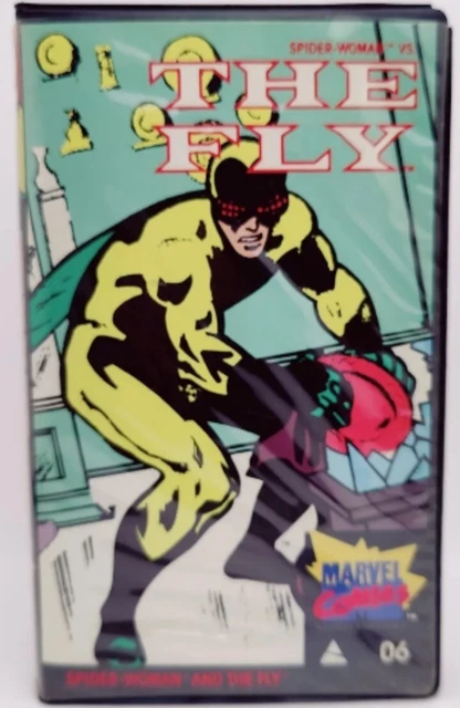 THE FLY 1985 Prism VHS Spider Woman Marvel VINTAGE Cassette Clamshell ...