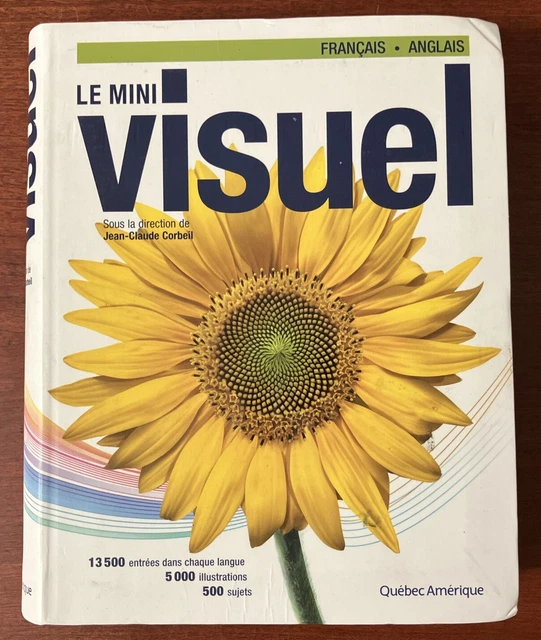 LE MINI DICTIONNAIRE Visuel : Francais, Anglais (French Edition ...