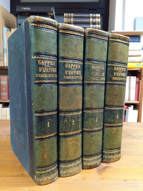 PH. C. SAPPEY - Traité d'anatomie descriptive. Vol. I-IV [1876/9] OPERA ...