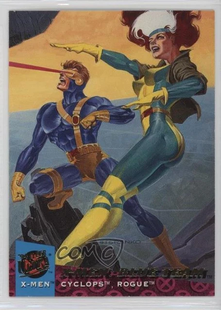 1994 FLEER ULTRA Marvel X-Men X-Men Blue Team Cyclops Rogue #114 03zu ...