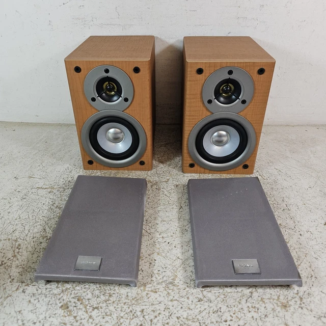 SONY SS-CM90 MICRO Bookshelf Hi-Fi Stereo Speakers 6ohm 30w Tested and ...