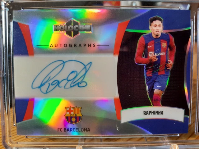 RAPHINHA 2023-2024 DAKA FC Barcelona Autograph Silver Holocene 66/69 ...