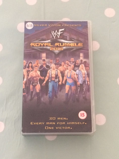 WWF ROYAL RUMBLE 2001 VHS WWF/WWE Wrestling Stone Cold Steve Austin £12 ...