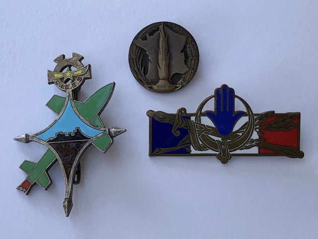 SUPERB LOT OF 3 Antique FRENCH MILITARY INSIGNIA £61.56 - PicClick UK