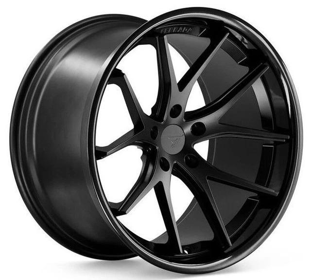 20& FERRADA FR2 Matte Black Concave Wheels For Maserati Ghibli EUR 2. ...