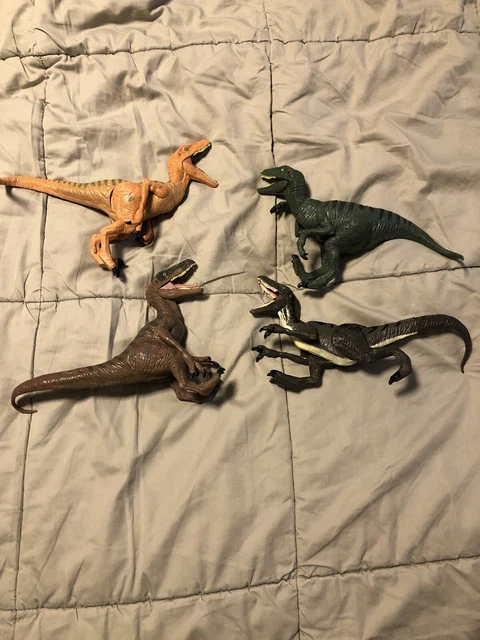 JURASSIC WORLD 4 Pack Raptor Squad Blue Charlie Delta Echo 2015 Target ...